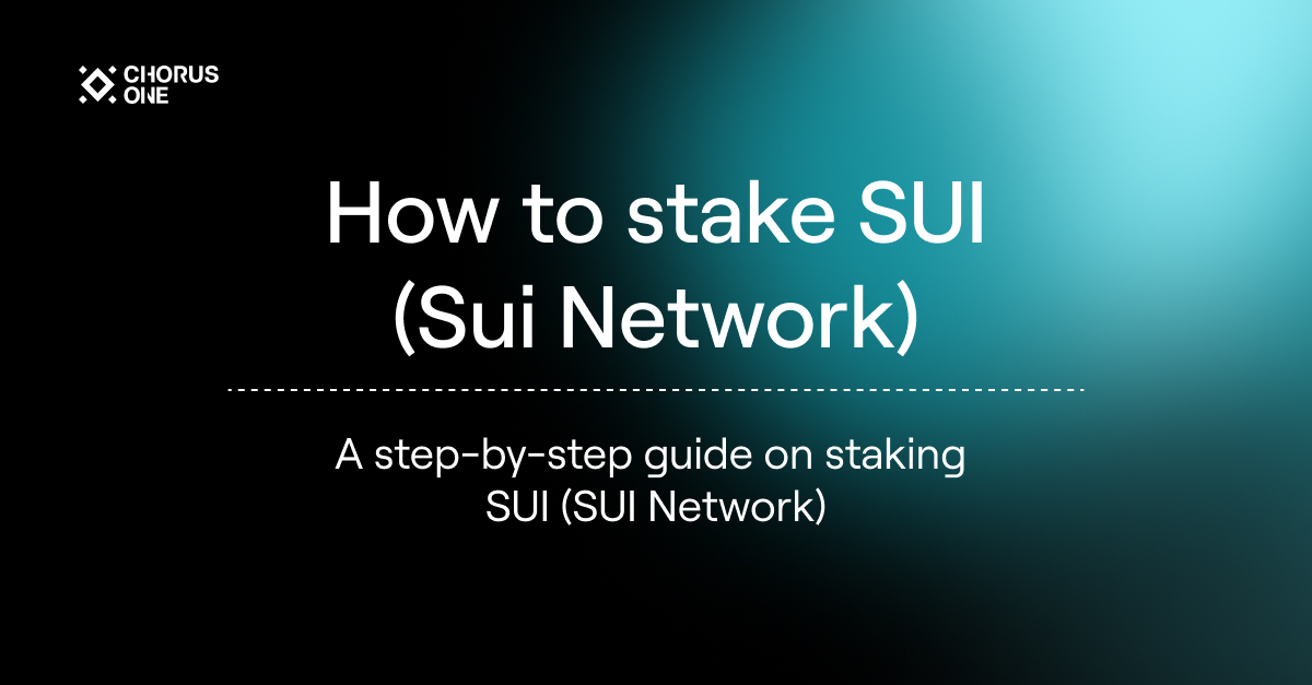 How to stake SUI (Sui Network)